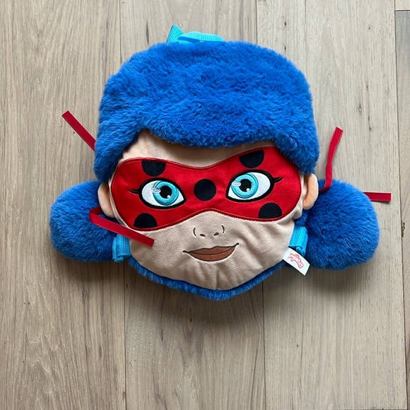 ZAG | Accessories | Miraculous Ladybug Kids Marinette Plush Backpack ...